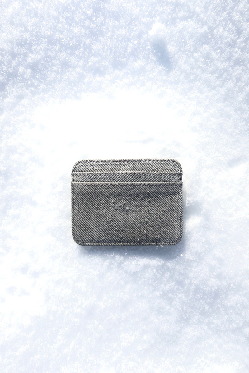 The Asili Denim Cardholder in Dusty Grey – asili.eg