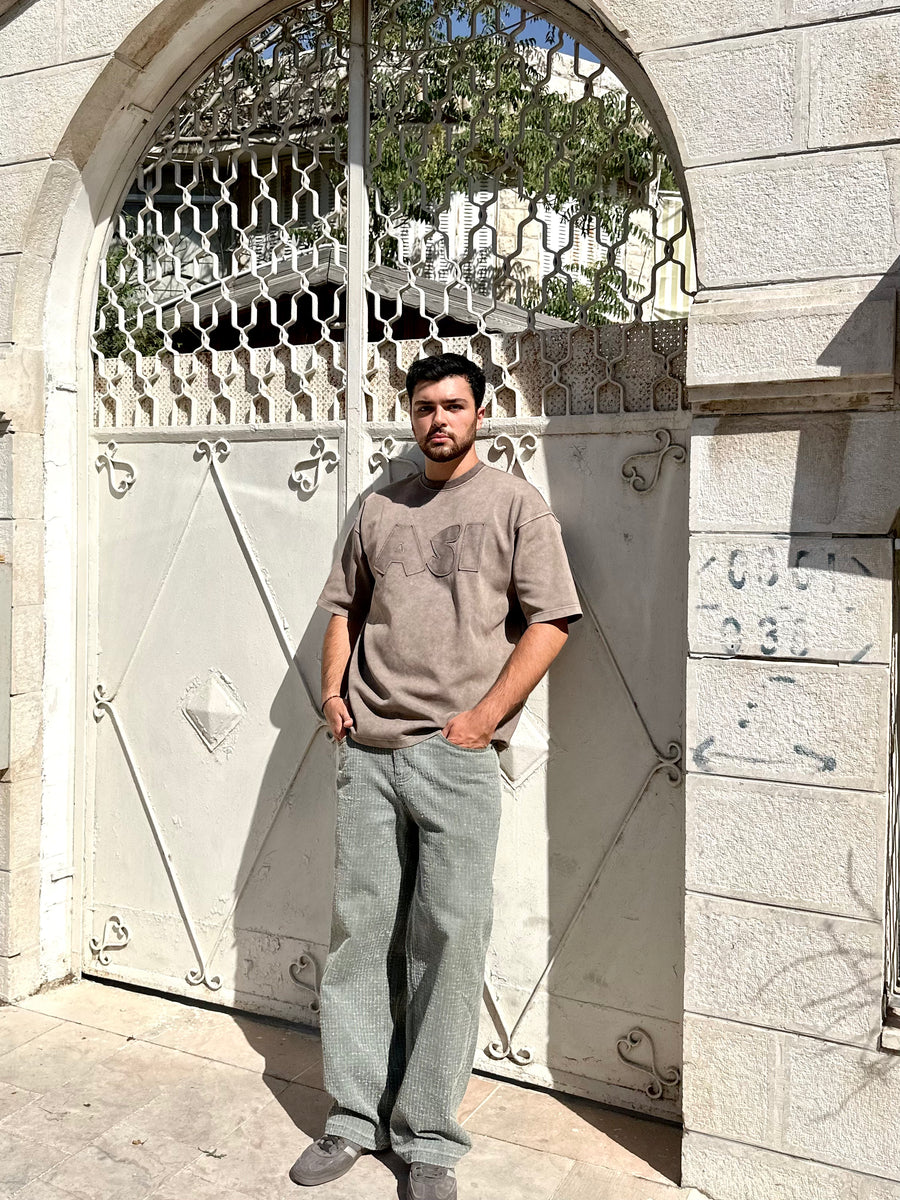 THE ASILI PATCH T-SHIRT IN COFFEE – asili.eg