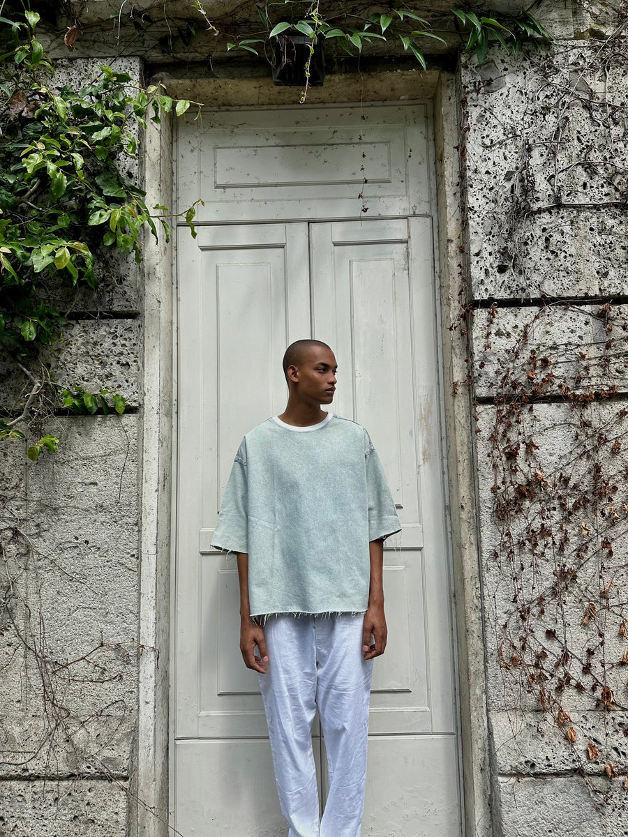 [PRE-ORDER] The أصيلي BUBBLY DENIM TSHIRT – asili.eg